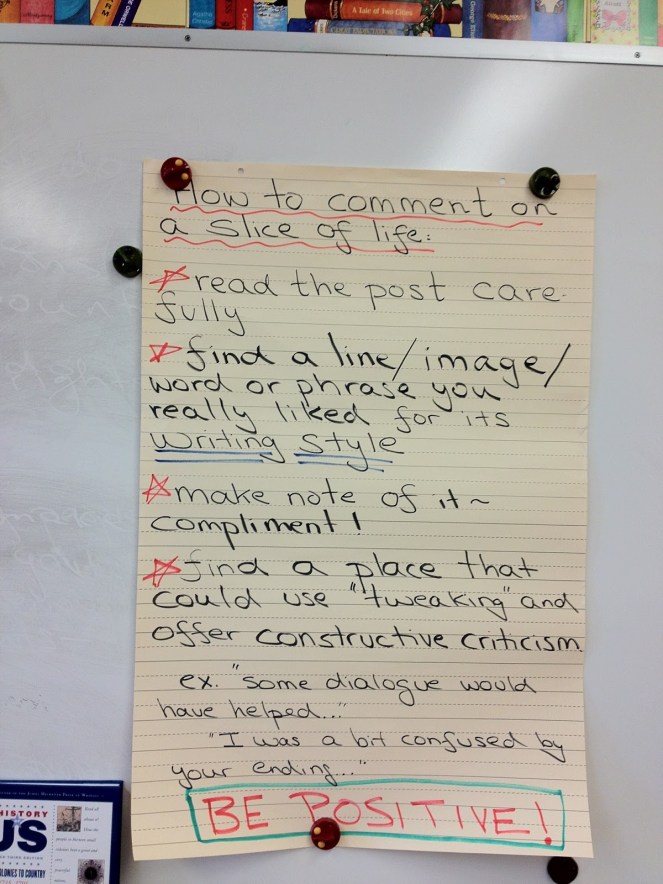 Slicing Through the School Year – TWO WRITING TEACHERS