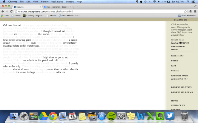 Erasure Poetry – TWO WRITING TEACHERS