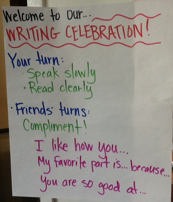 A Recipe for a School-wide Writing Celebration – TWO WRITING TEACHERS