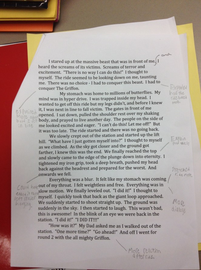 Student Self-Assessment: Introducing the Writing Checklist – TWO ...