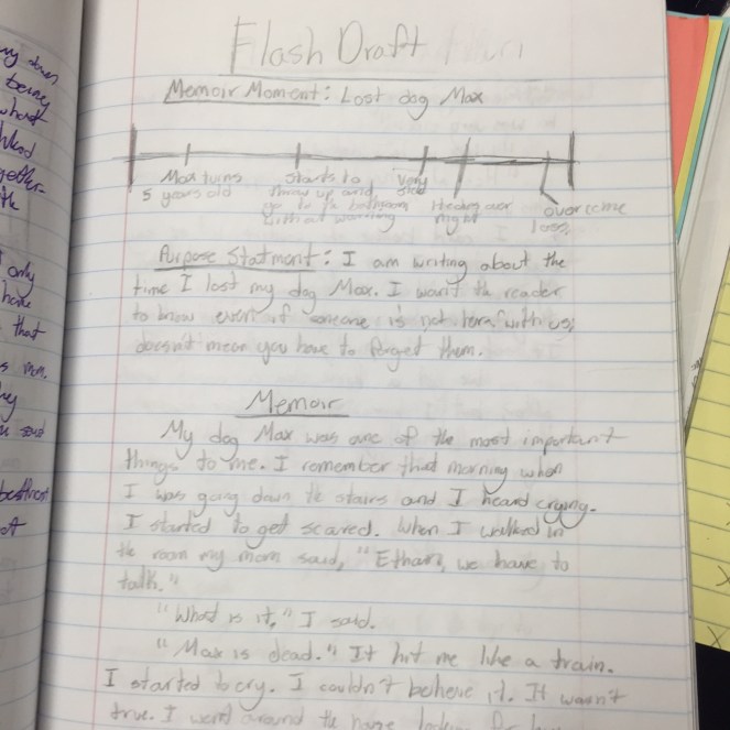 Flash drafting our way to a “best first draft”. – TWO WRITING TEACHERS