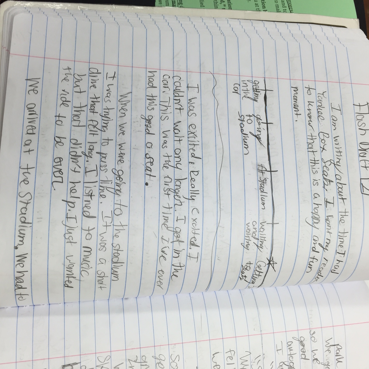 Flash drafting our way to a “best first draft”. – TWO WRITING TEACHERS