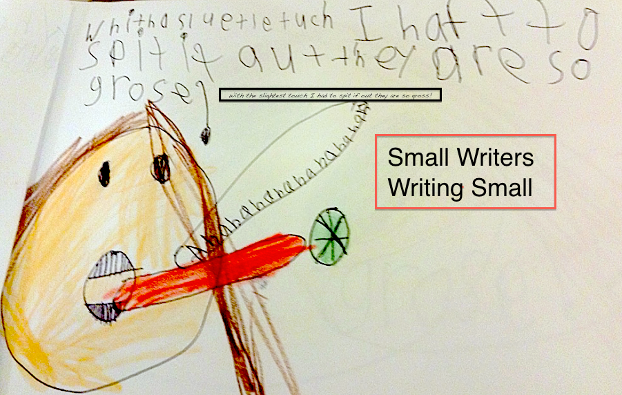 Small Writers, Writing Small – TWO WRITING TEACHERS
