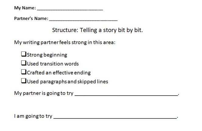 Intentional Talk with Writing Partners – TWO WRITING TEACHERS