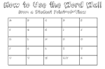 How to Use the Word Wall: From a Student Point-of-View – TWO WRITING ...