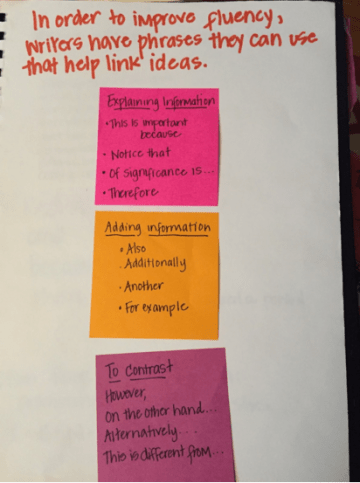 Transitional Phrases for Information Writing – TWO WRITING TEACHERS
