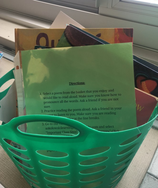 Immersion into Poetry with Centers – TWO WRITING TEACHERS