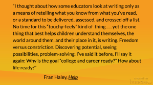 Finding Your Voice, Telling Your Story – TWO WRITING TEACHERS