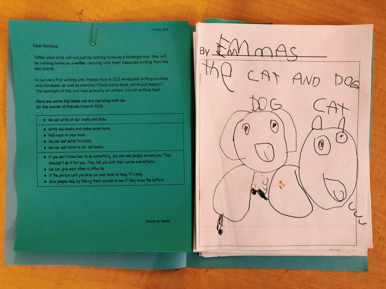 How To Send Student Writing Home With Intent – TWO WRITING TEACHERS