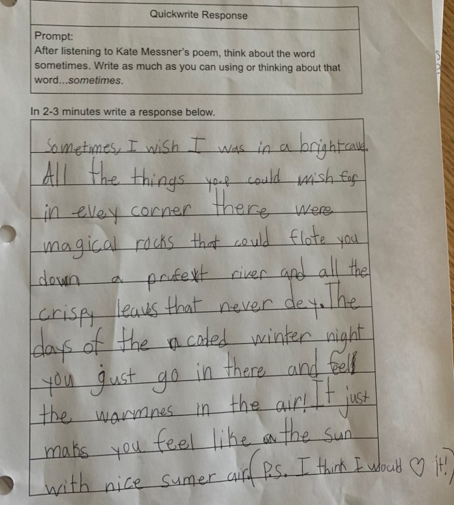 The Quickwrite Handbook, A Review +Giveaway – TWO WRITING TEACHERS