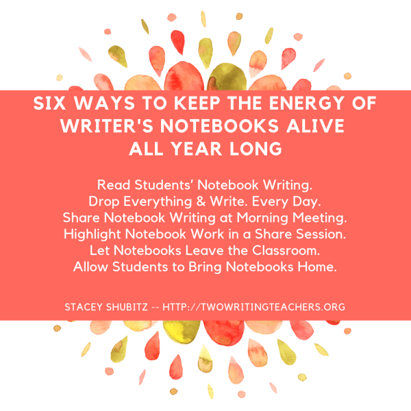 Six Ways to Keep the Energy of Writer’s Notebooks Alive All Year Long ...