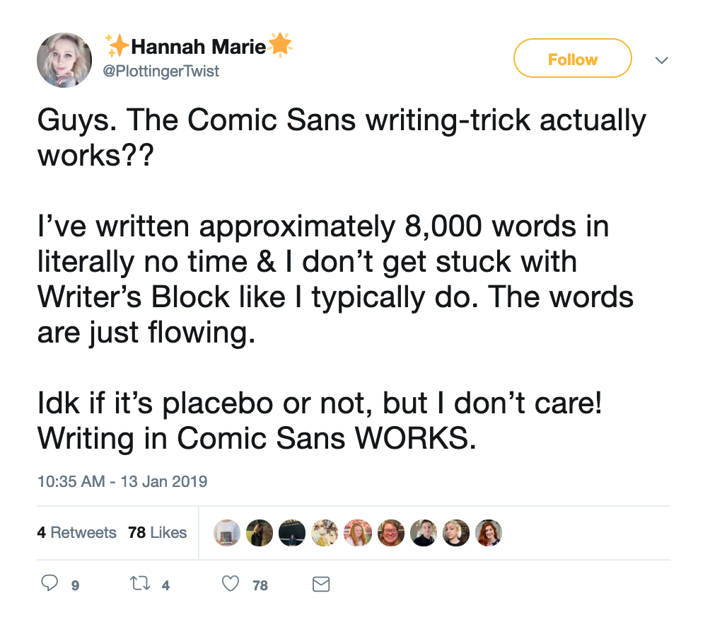 The Comic Sans Trick – TWO WRITING TEACHERS
