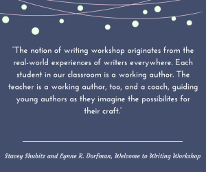 Welcome to Writing Workshop: A Review and Giveaway – TWO WRITING TEACHERS