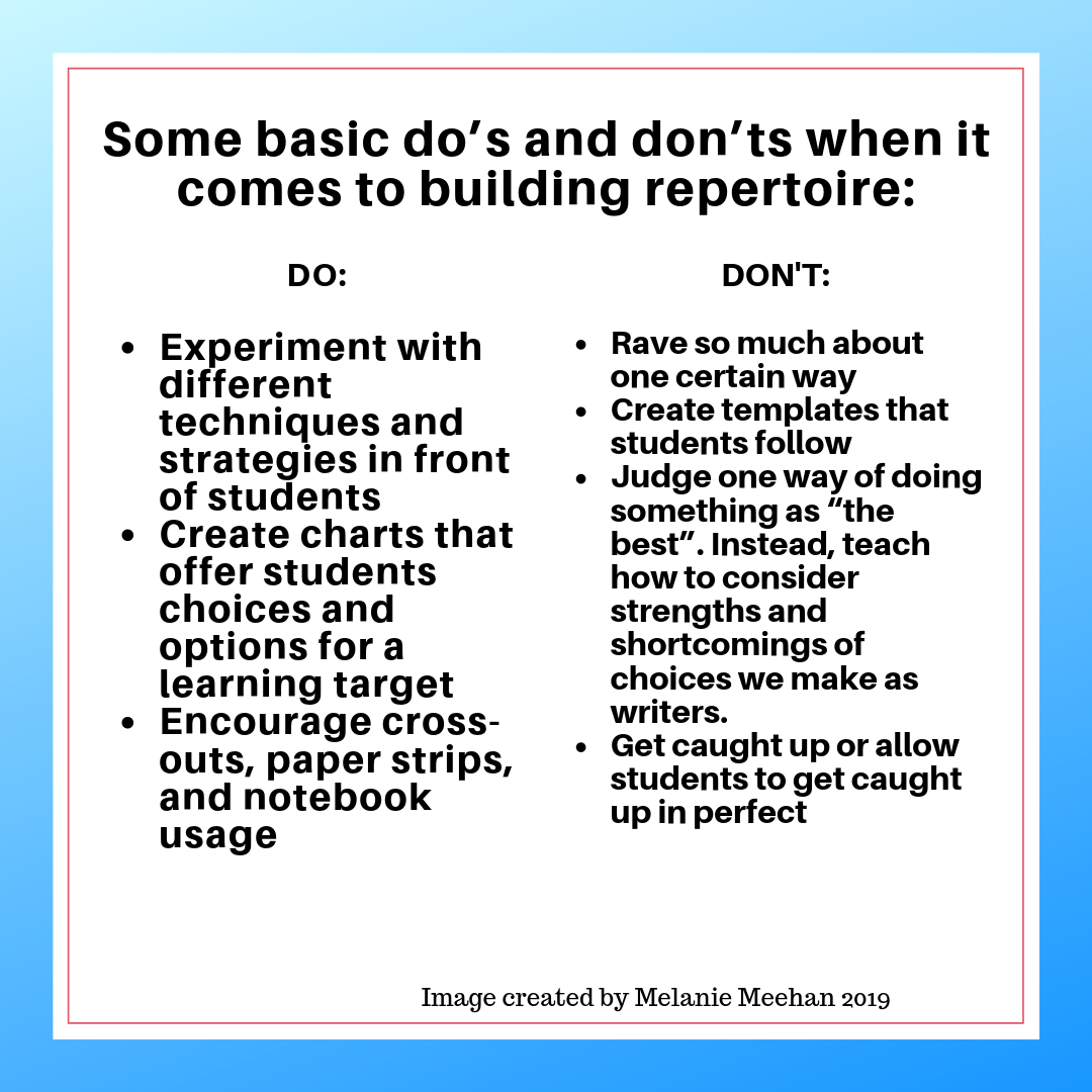 The Importance of Repertoire: Nurturing Independence From the Start ...