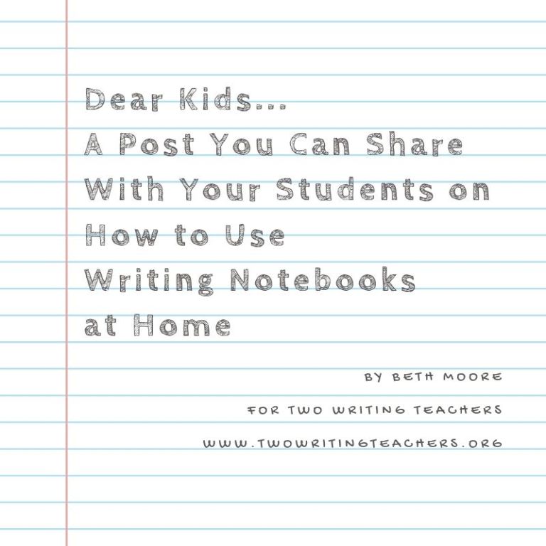 Dear Kids… A Post You Can Share With Your Students on How To Use ...