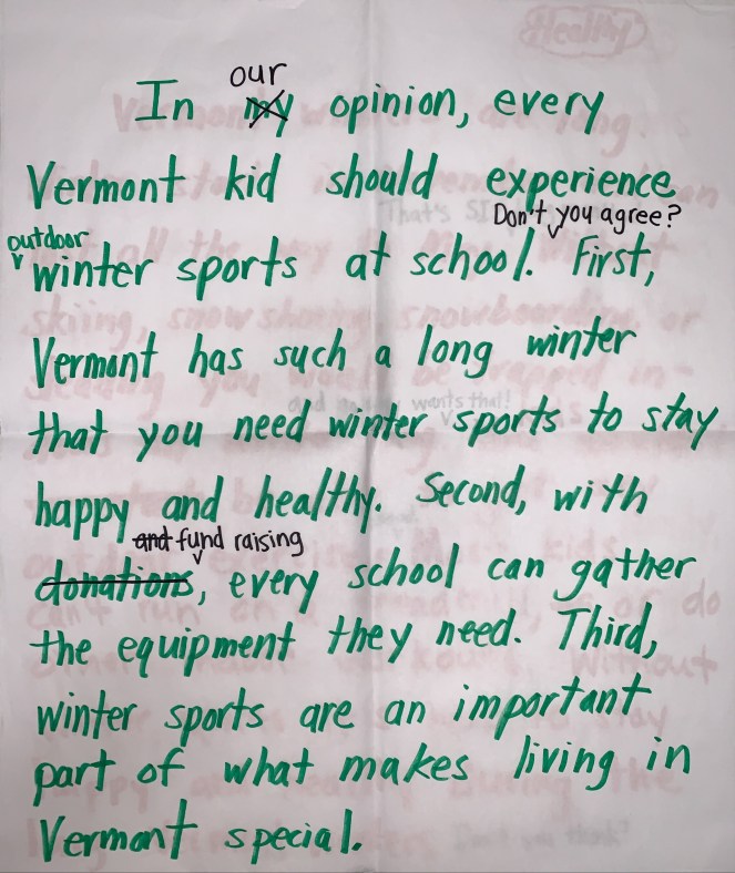 Paper Choices for Opinion and Argument Writing: Reaching Your Writers ...