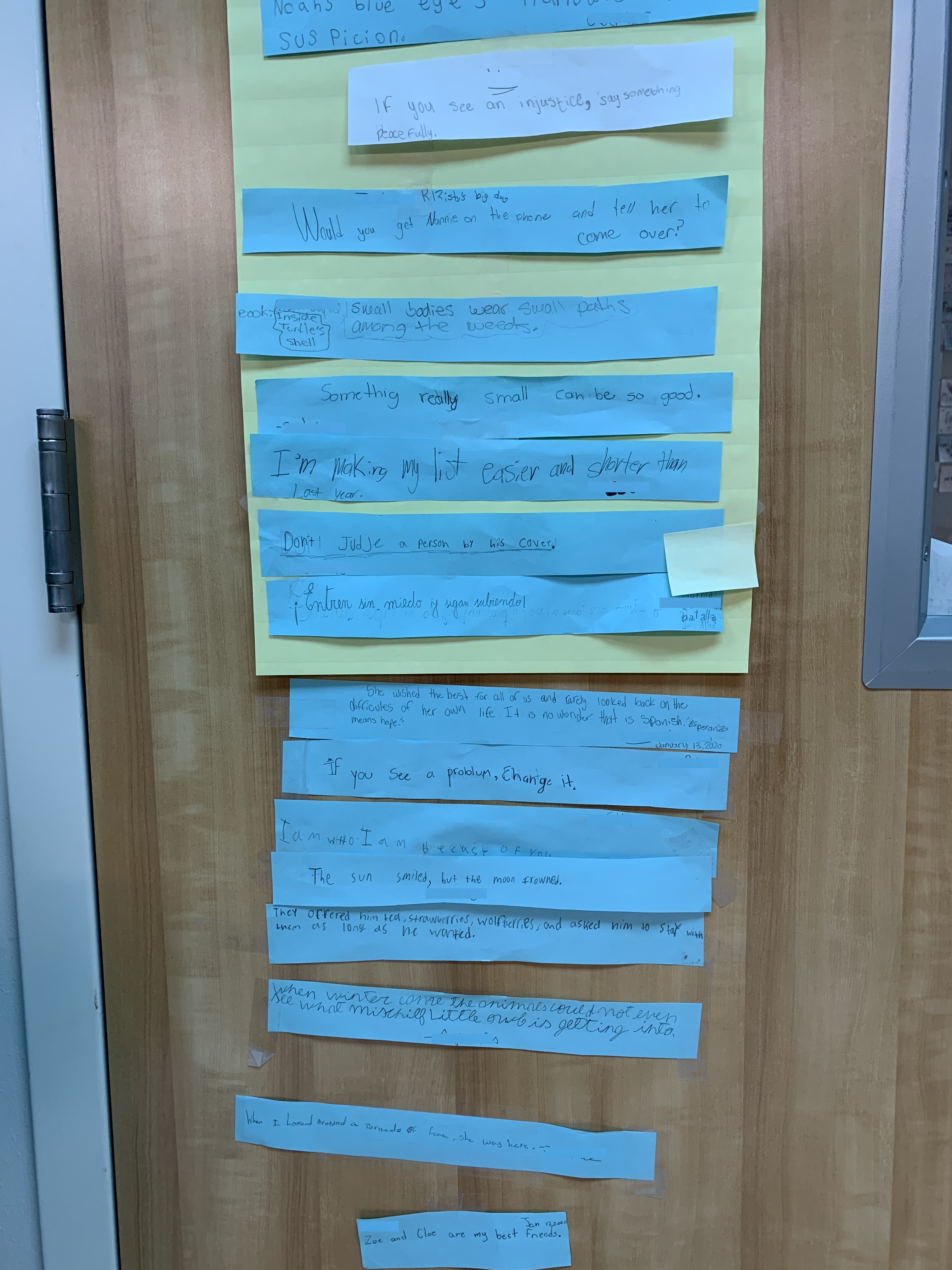 Writing on the Walls – TWO WRITING TEACHERS