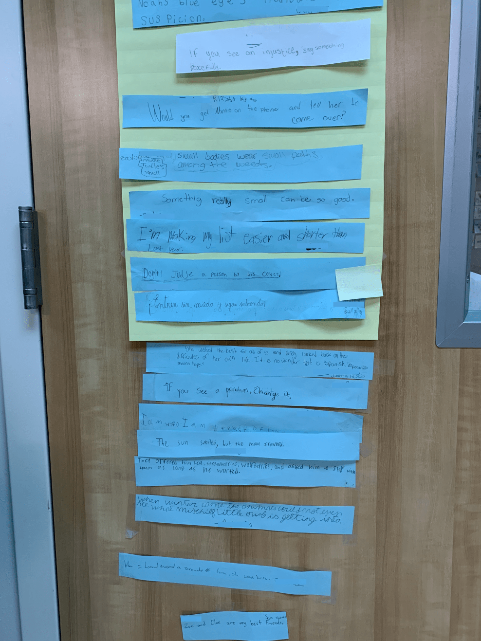 Writing on the Walls – TWO WRITING TEACHERS