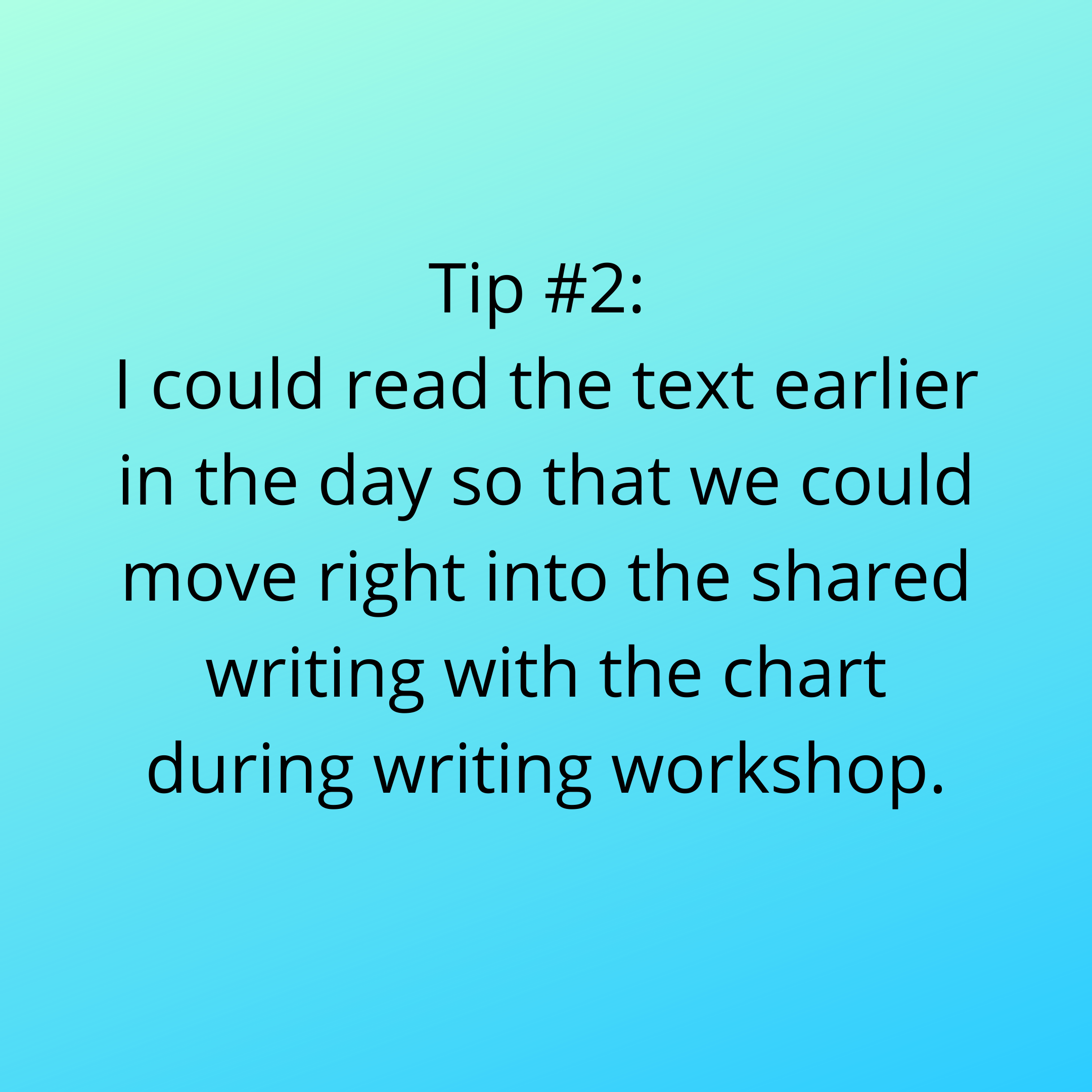 Seen, Valued, Heard: Leveraging Shared Writing to Build Community – TWO ...