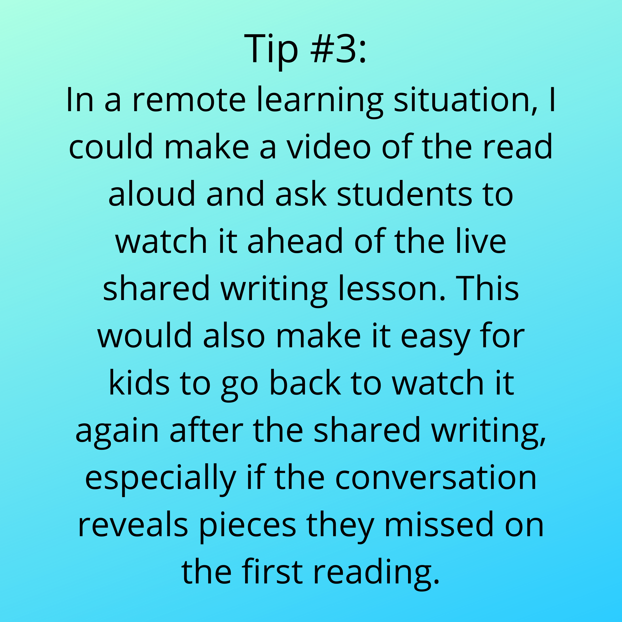 Seen, Valued, Heard: Leveraging Shared Writing to Build Community – TWO ...