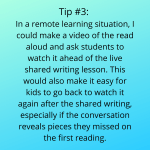 Seen, Valued, Heard: Leveraging Shared Writing to Build Community – TWO ...