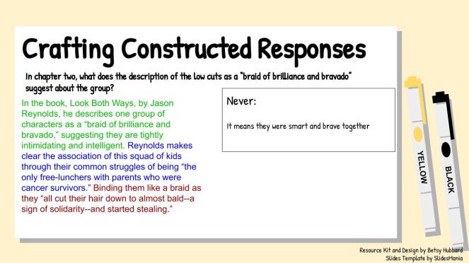 Writing About Reading: Building a Resource Toolkit for Middle School ...