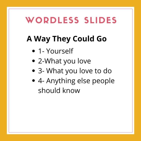 Wordless Slides: Another Way To Get To Know Students – TWO WRITING TEACHERS