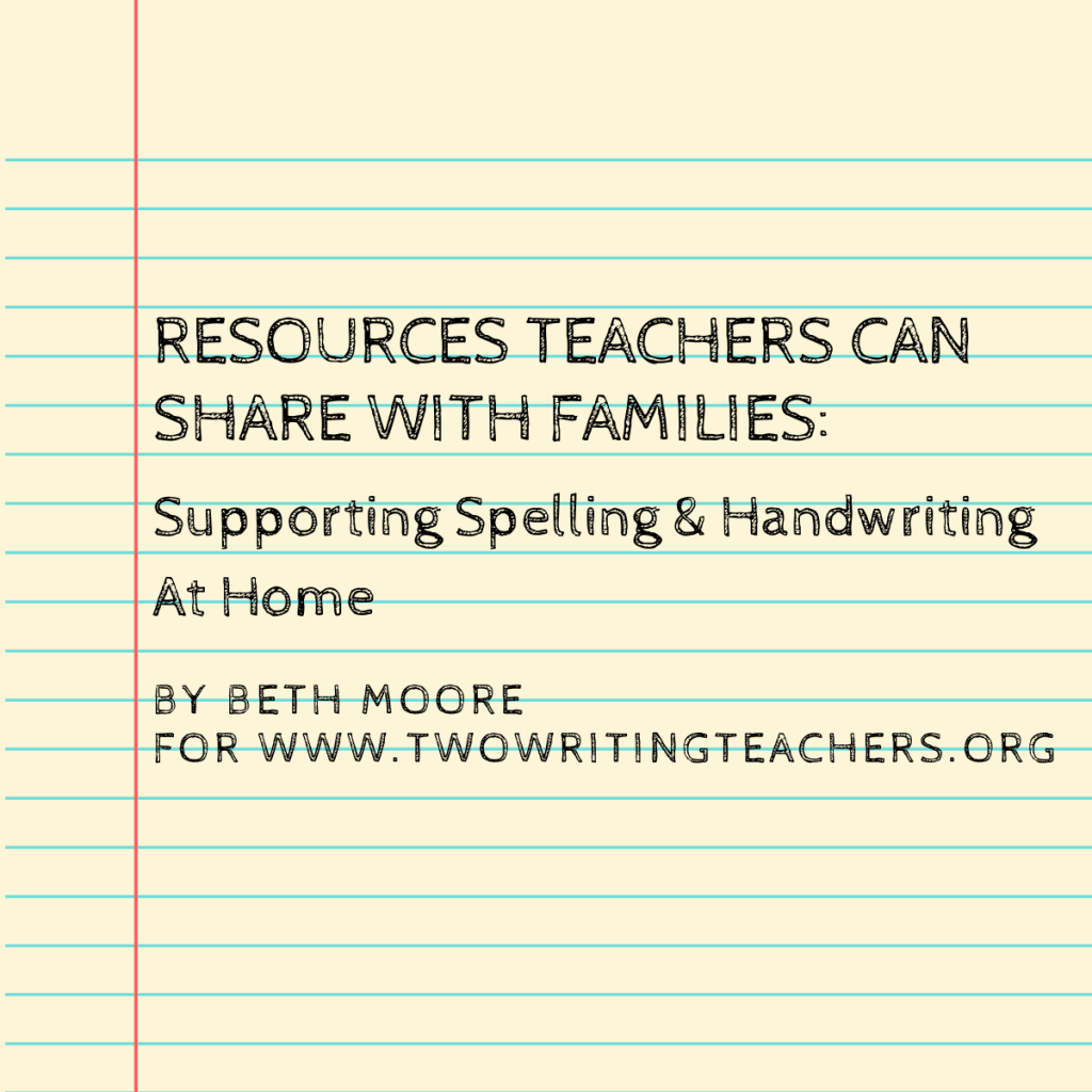 handwriting – TWO WRITING TEACHERS
