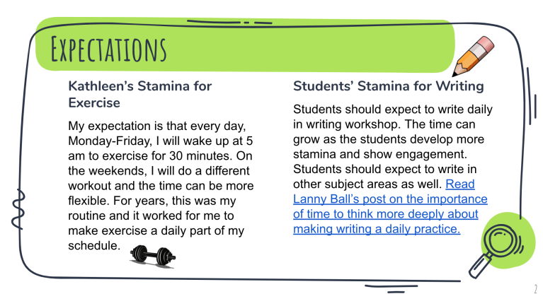 Developing Stamina: Meet Writers Where They Are – TWO WRITING TEACHERS