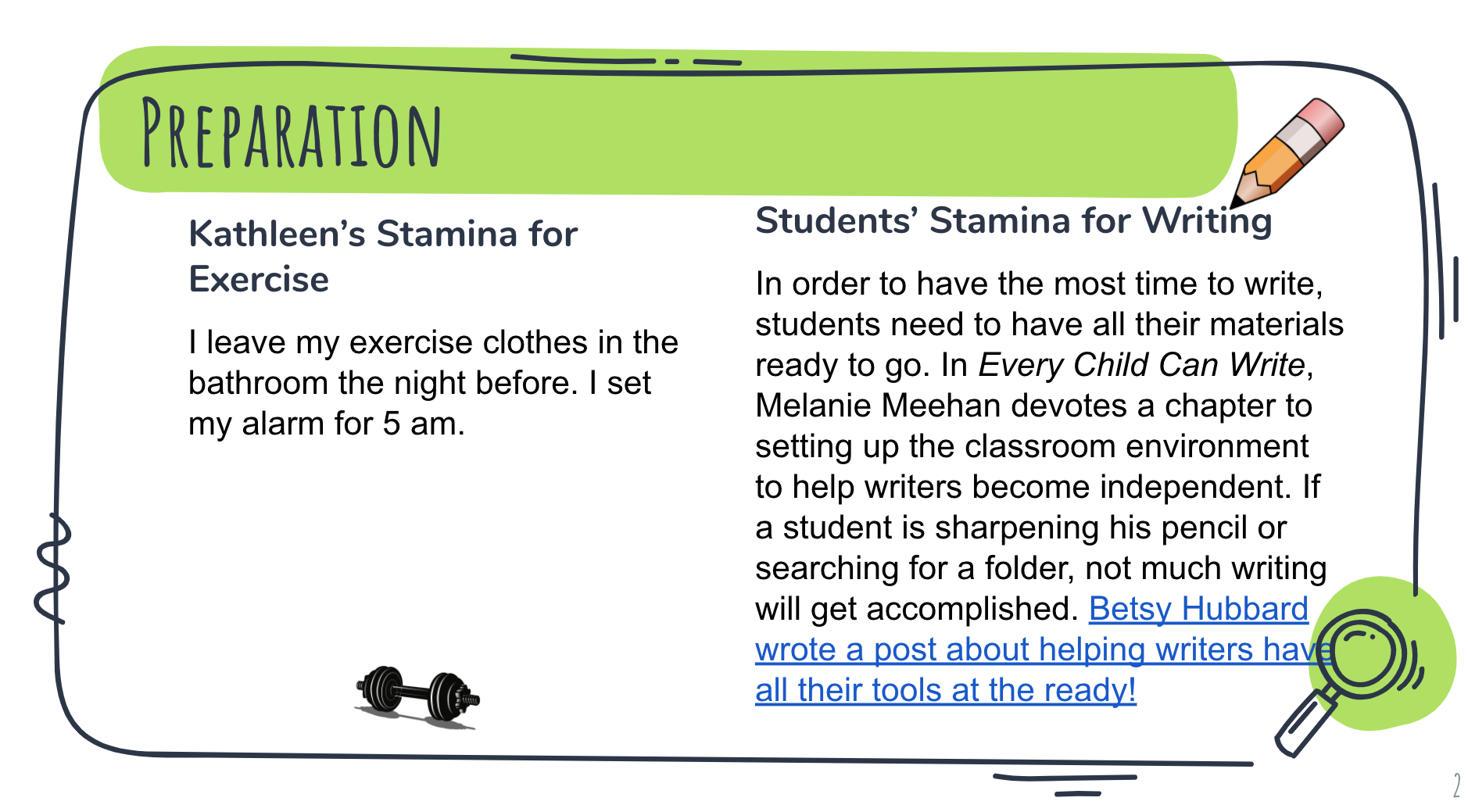 Developing Stamina: Meet Writers Where They Are – TWO WRITING TEACHERS