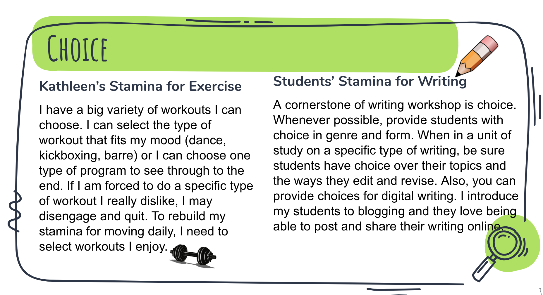 Developing Stamina: Meet Writers Where They Are – TWO WRITING TEACHERS