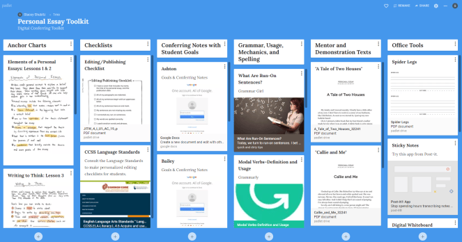 Easily Create a Digital Conferring Toolkit – TWO WRITING TEACHERS