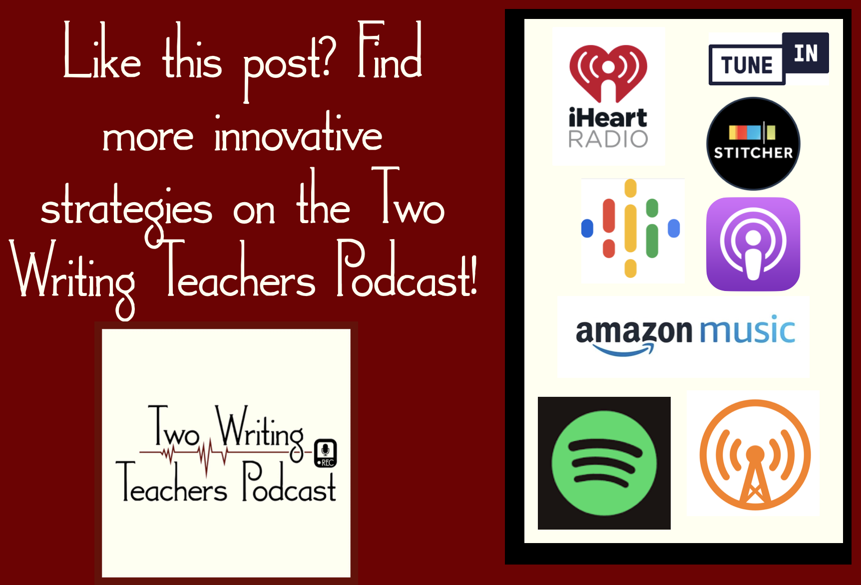 podcast – TWO WRITING TEACHERS